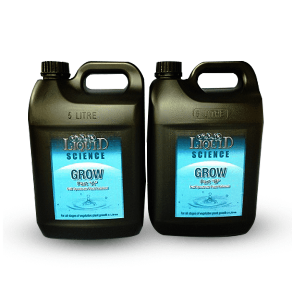 LIQUID SCIENCE GROW A & B LIQUID NUTRIENT - 10 LITRE - Liquid Science